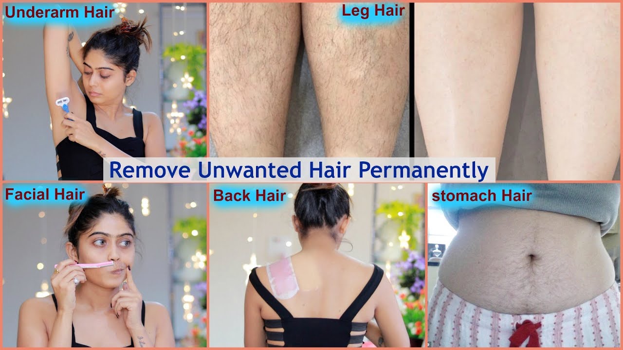 How to Remove Unwanted Hair Naturally - Kafigonka